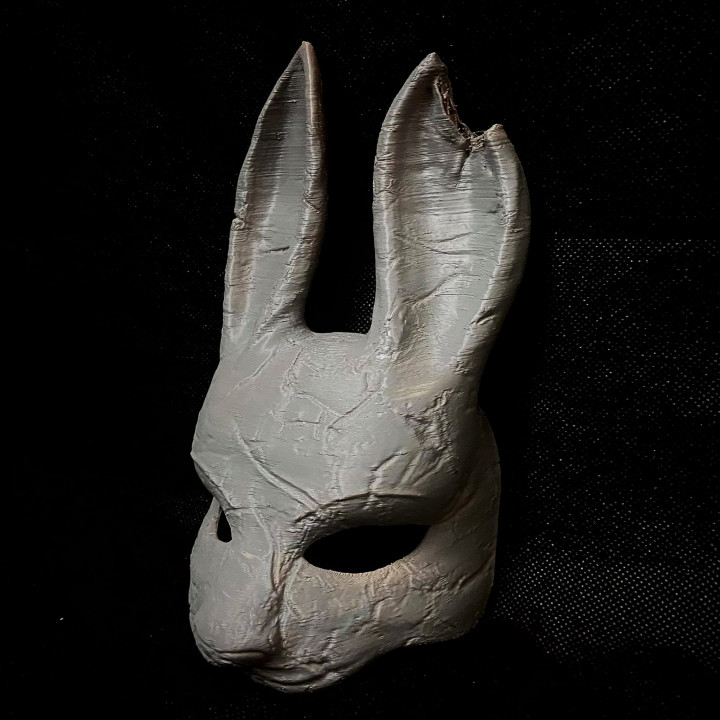 3D Printable The Horror Rabbit Mask - Bunny Mask - for Halloween ...