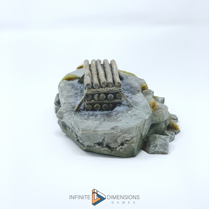 3D Printable Funeral Pyre by Infinite Dimensions Games