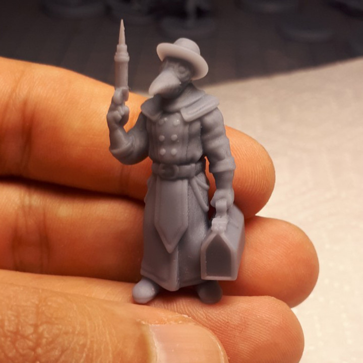 3D Printable Plague Doctors by Jamie Korte