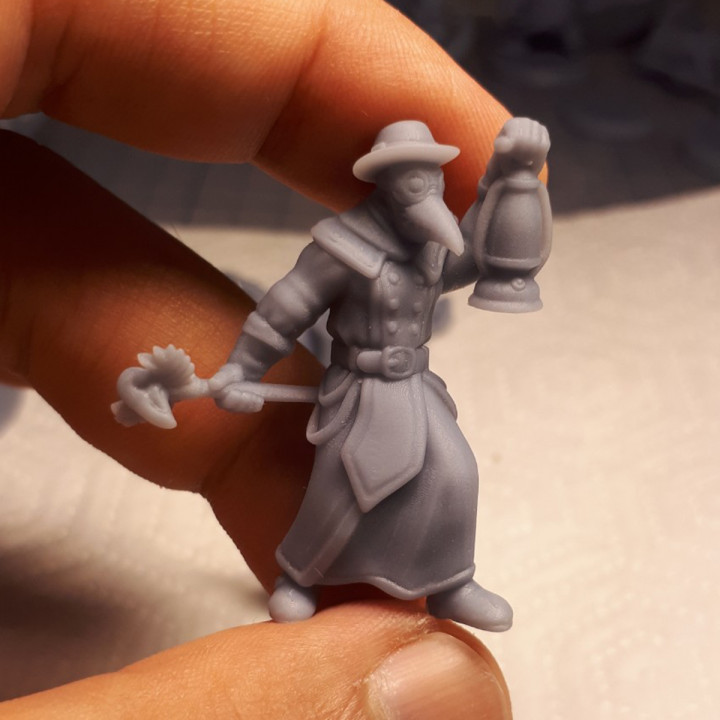 3D Printable Plague Doctors by Jamie Korte