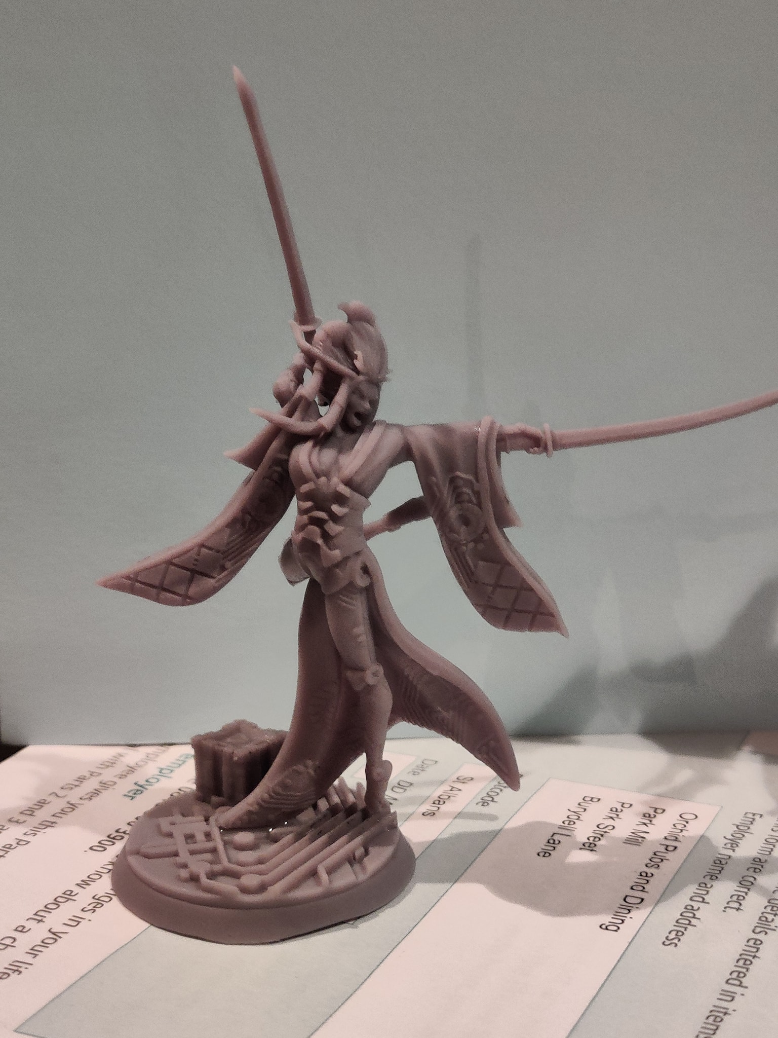 3D Printable Suzy Blade, Samuroïd by Heroes Infinite