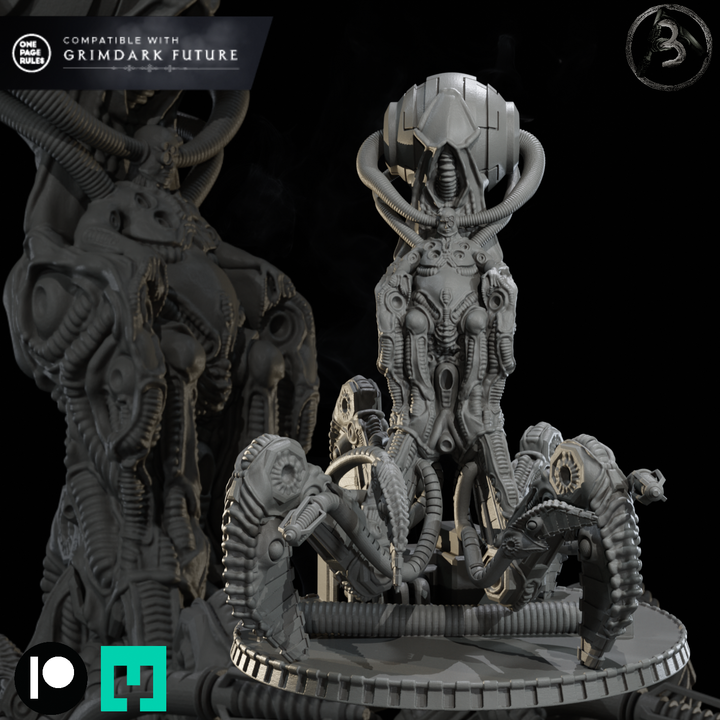 3D Printable Mechanical Hive Dominus Form by bLUARt