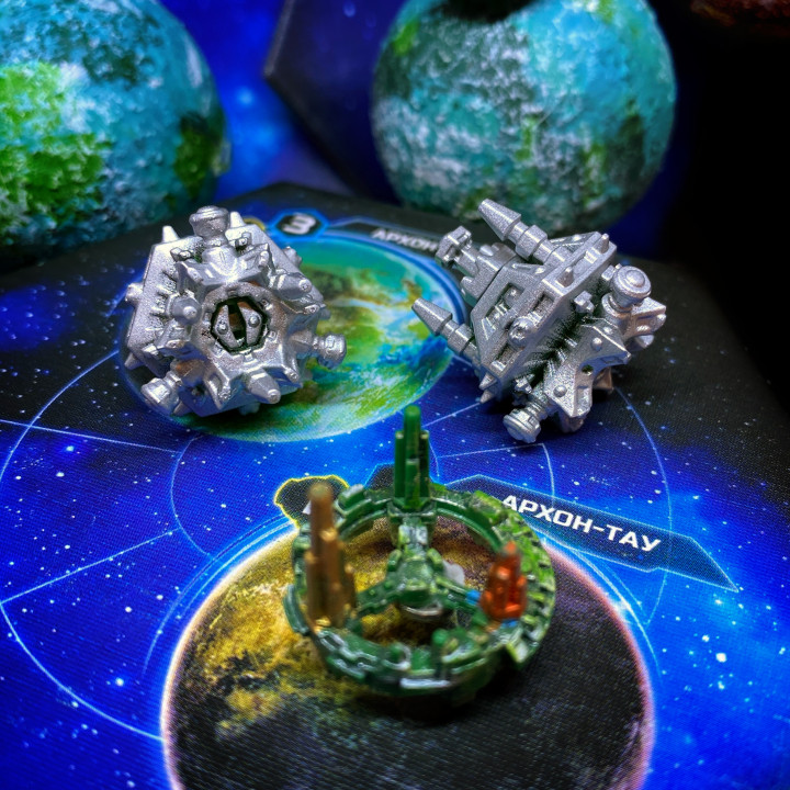 3D Printable SPACE DOCK for Turtle Race by ИVAN