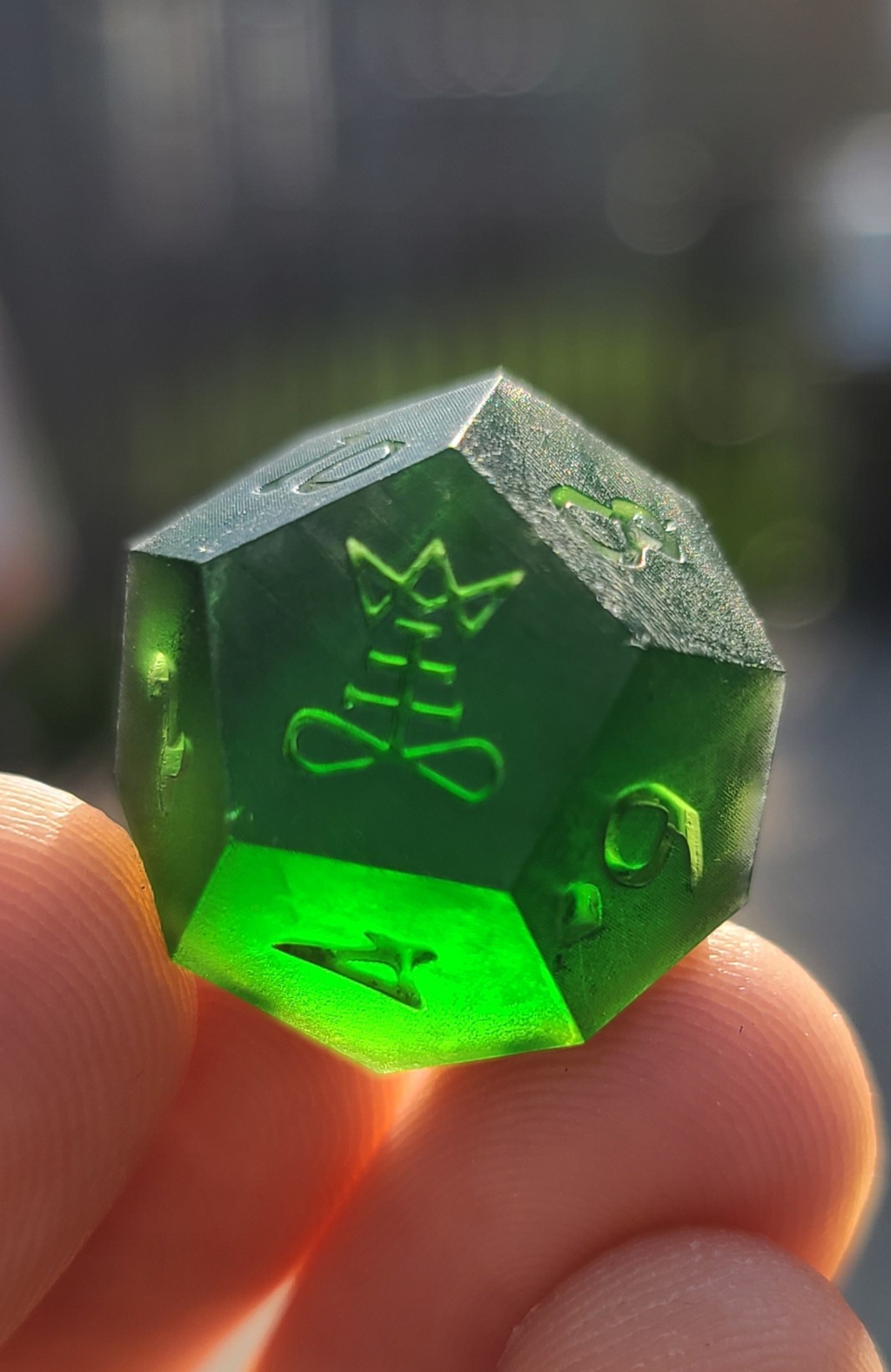 3D Printable Reign in Hell D12 by Nico van der Heide