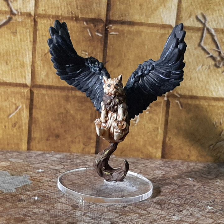 3D Print of Tressym Flying cat by RavenousPuma