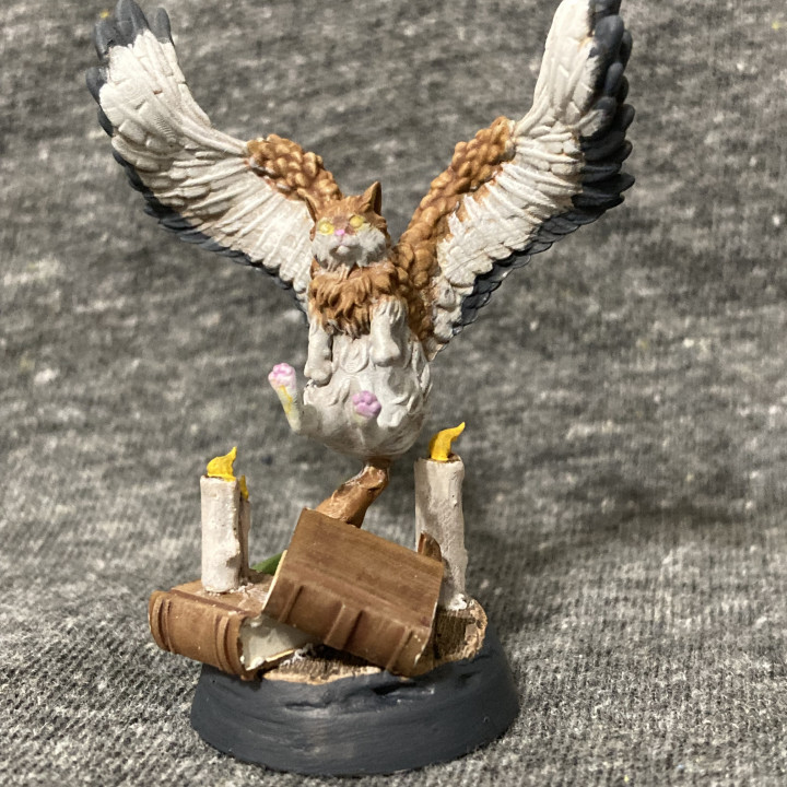 3D Print of Tressym Flying cat by Zoingonian Forge