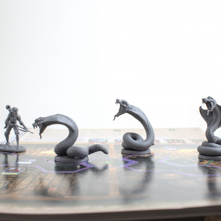 3D Printable Giant Snakes by Arxila