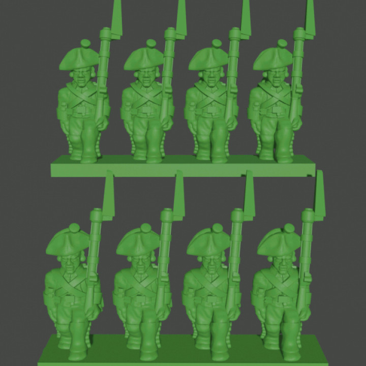 3D Printable Europe Asunder Kitbashed 6mm Russian Musketeer (1790s) NAP ...