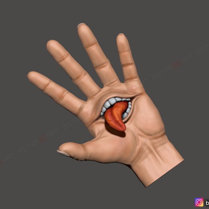 3D Printable The Horror hand wearable Cosplay Decor by 3DpropsDesigns
