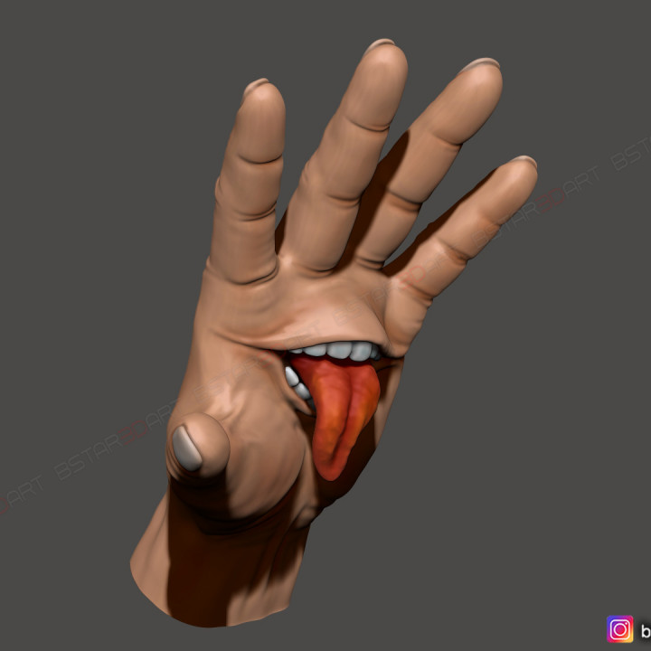3D Printable The Horror hand wearable Cosplay Decor by 3DpropsDesigns