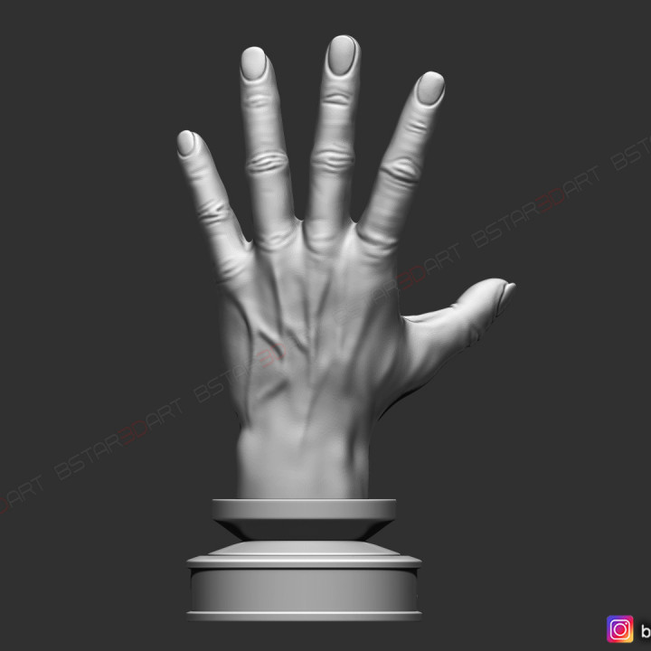 3D Printable The Horror hand wearable Cosplay Decor by 3DpropsDesigns