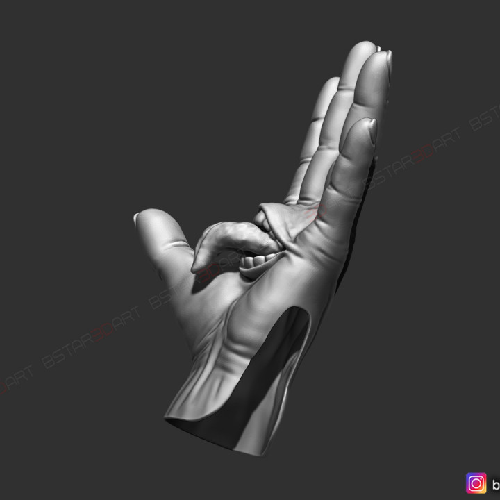 3D Printable The Horror hand wearable Cosplay Decor by 3DpropsDesigns