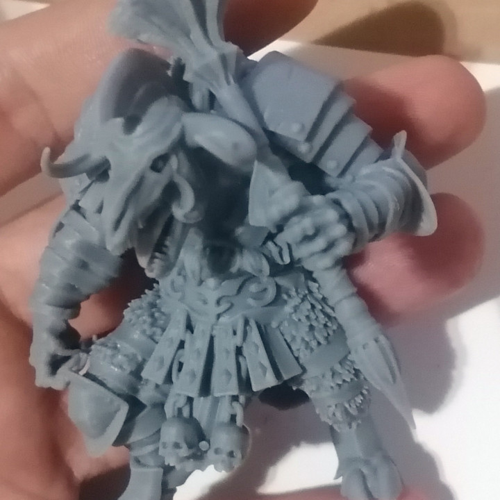 3D Printable Revived First Born of Moloch (undead minotaur) by Ezipion ...