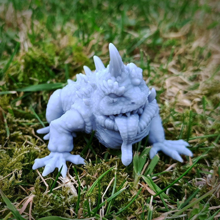 3D Printable Giant Toad by Galaad Miniatures
