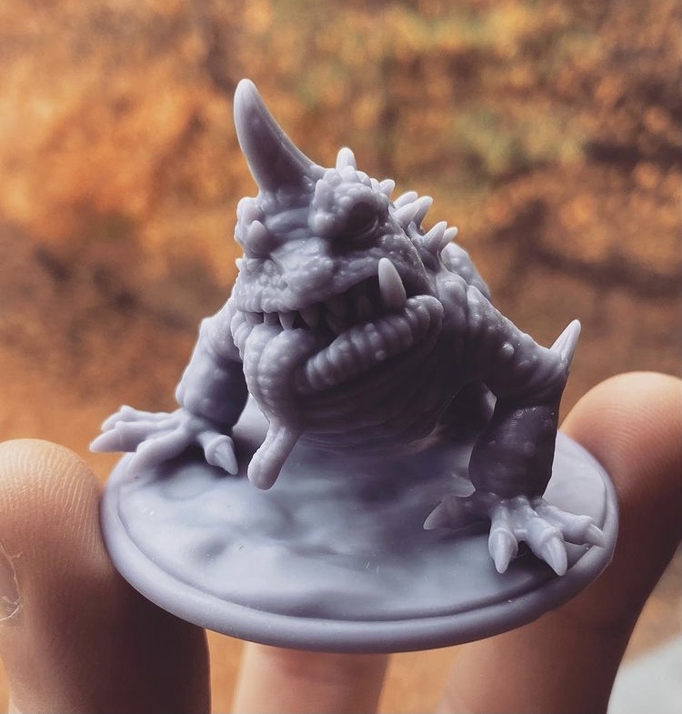 3D Printable Giant Toad by Galaad Miniatures