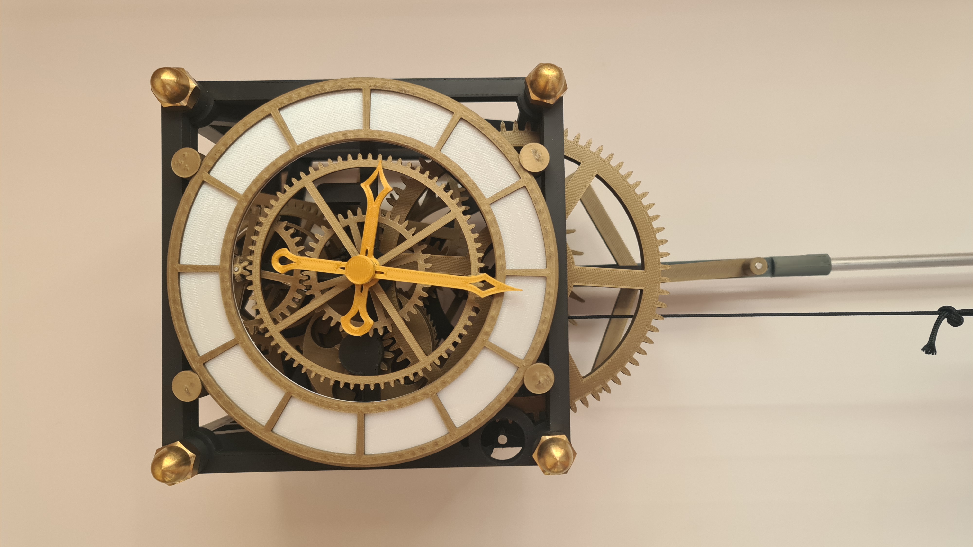 3D Printable Clock 24 by Jacques Favre