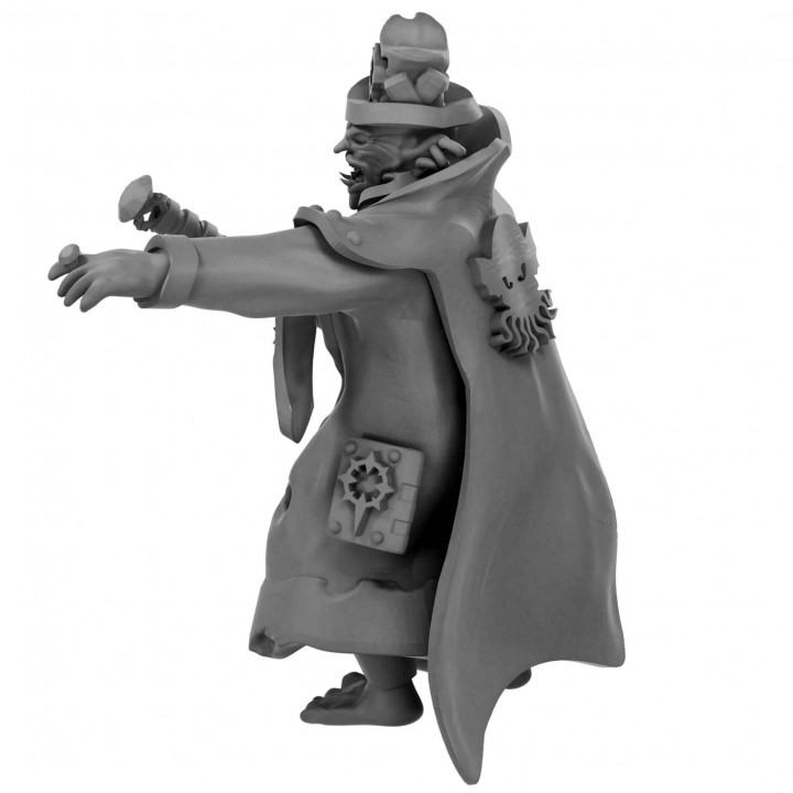 3D Printable dnd Goblin ring leader (resin miniature) by Lex Addams