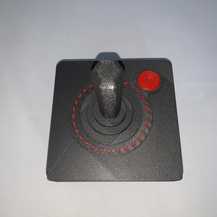 3D Printable XL Retro Joystick Box by Sabrina Russell