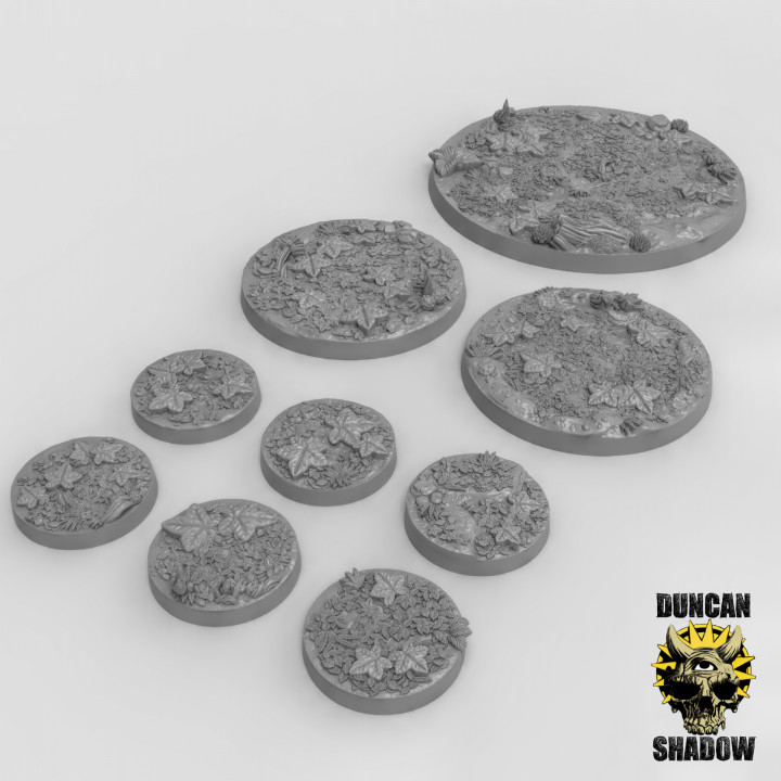 3D Printable Bases Bundle by Duncan Shadow