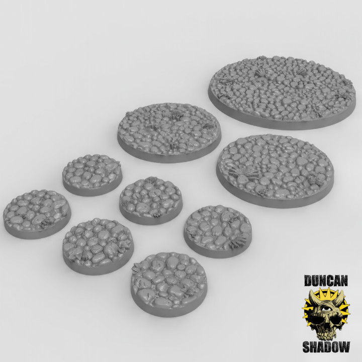 3D Printable Bases Bundle by Duncan Shadow