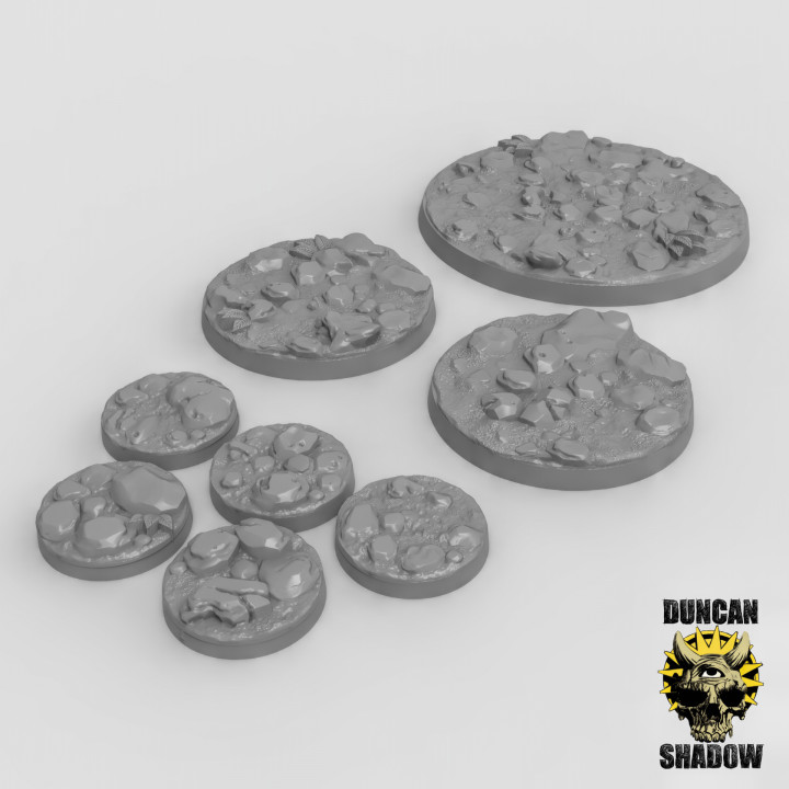 3D Printable Bases Bundle by Duncan Shadow