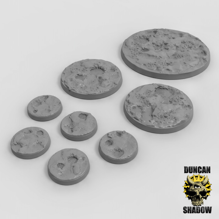 3D Printable Bases Bundle by Duncan Shadow
