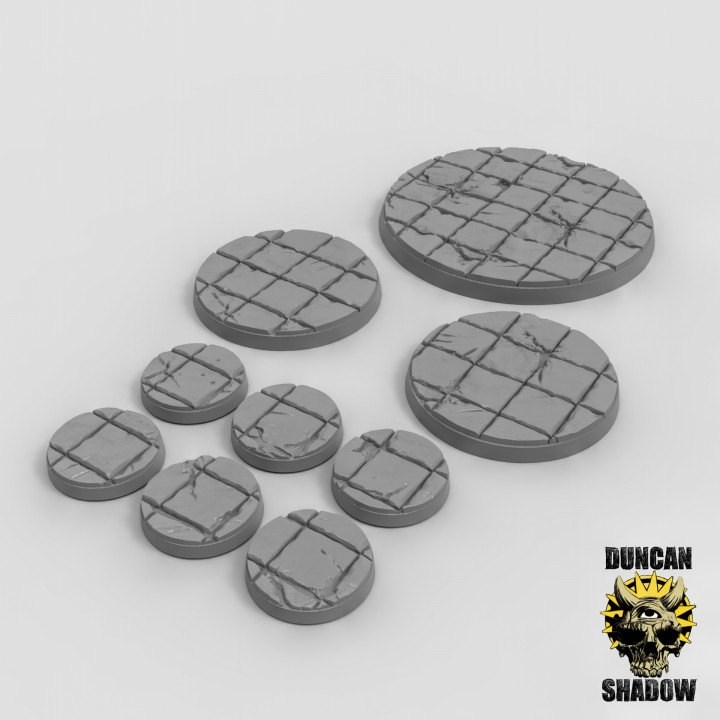 3D Printable Bases Bundle by Duncan Shadow
