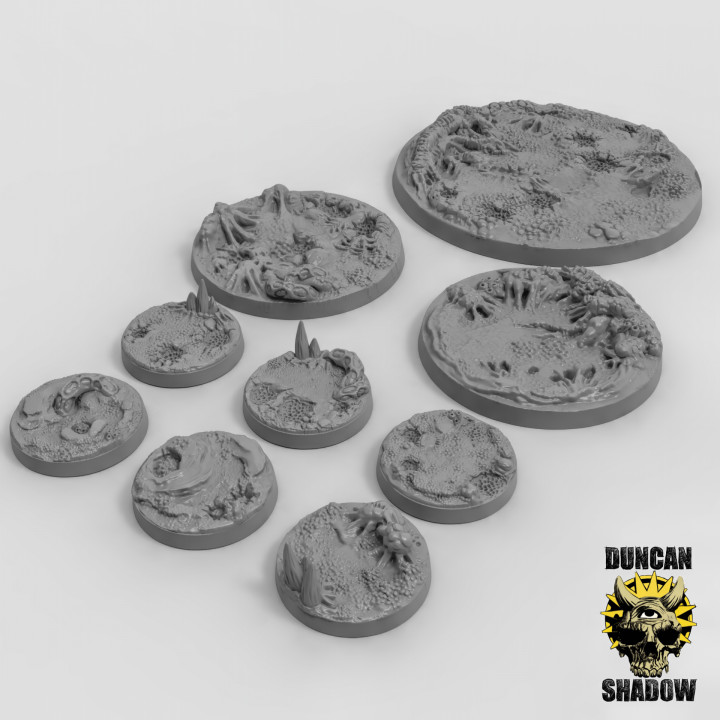 3D Printable Bases Bundle by Duncan Shadow