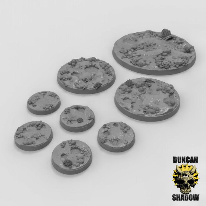 3D Printable Bases Bundle by Duncan Shadow