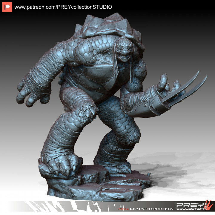 3D Printable MAD TURTLE by Alex