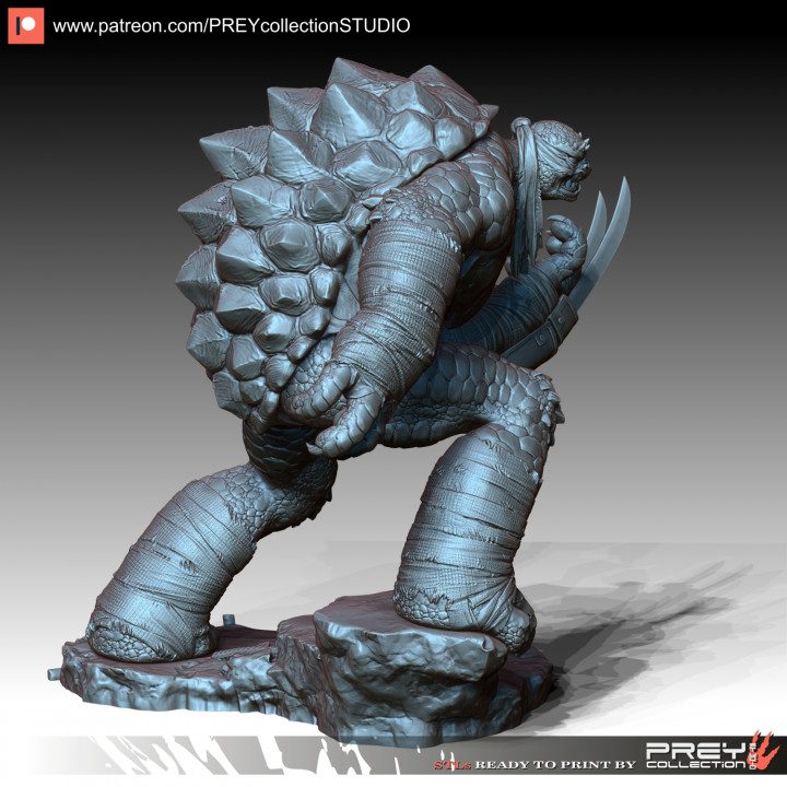 3D Printable MAD TURTLE by Alex