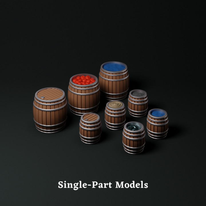 3D Printable Barrels by Arctanis Games