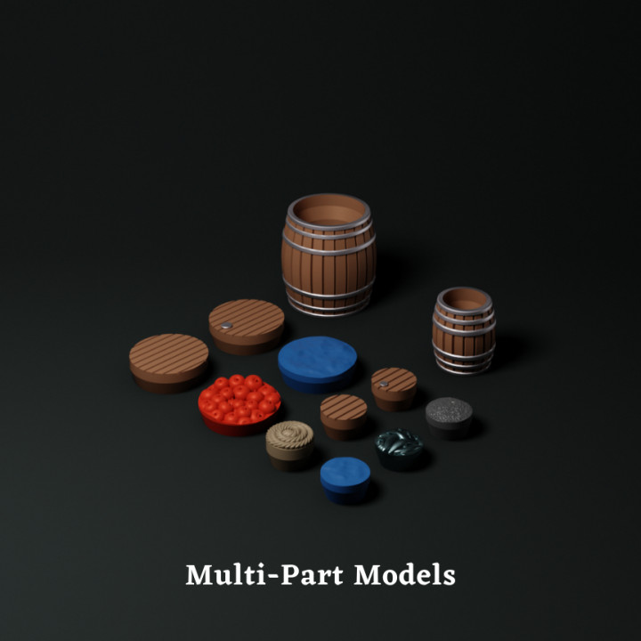 3D Printable Barrels by Arctanis Games
