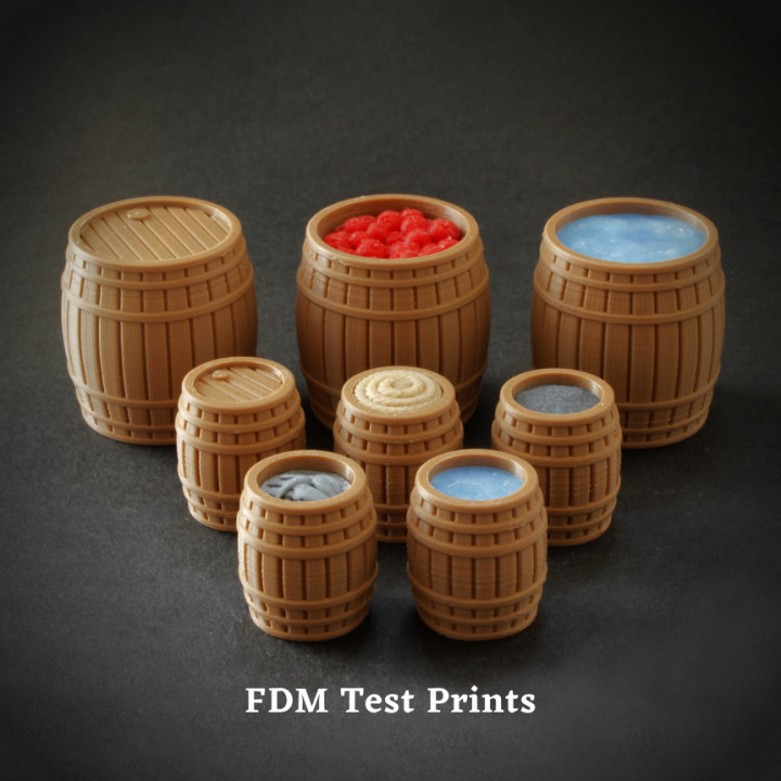 3D Printable Barrels by Arctanis Games