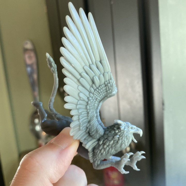 3D Printable Griffin - Tabletop Miniature by Yasashii Kyojin Studio