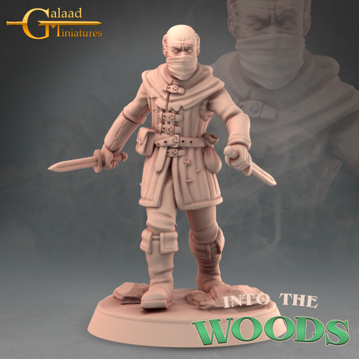3D Printable Bandit 01 by Galaad Miniatures