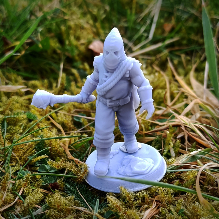 3D Printable Bandit 04 by Galaad Miniatures