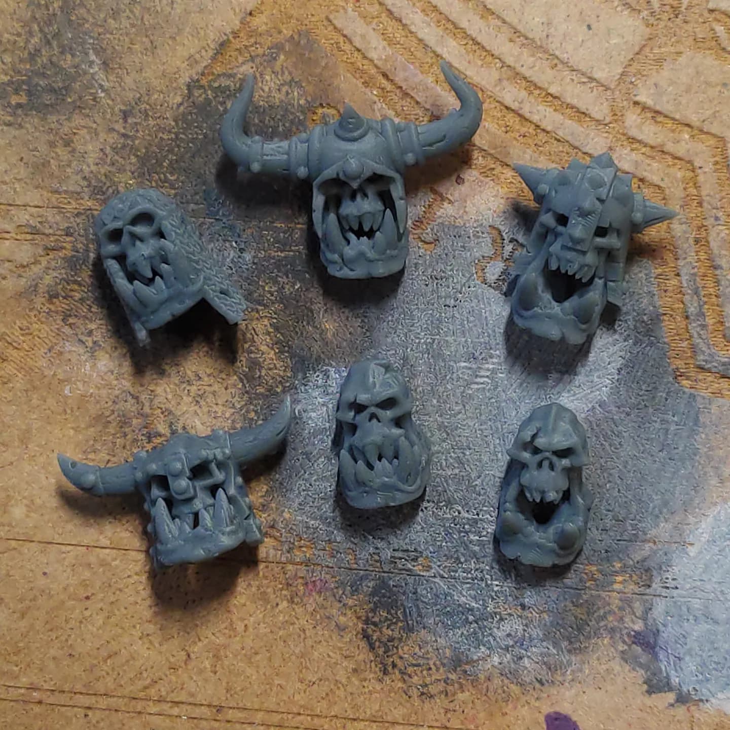 3D Printable Orc Skeletons multi-part regiment by Avatars of War