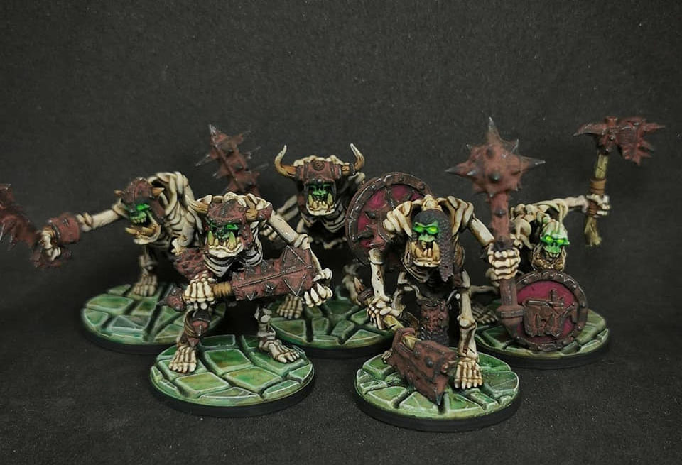 3D Printable Orc Skeletons multi-part regiment by Avatars of War