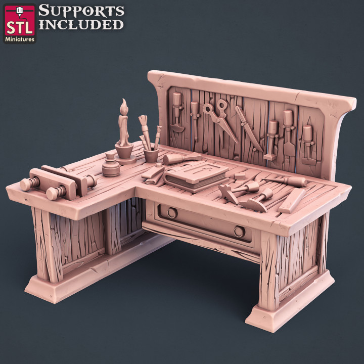 3D Printable Bookbinder Set by STL Miniatures