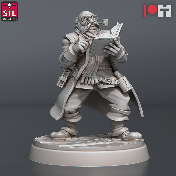 3D Printable Librarian Set by STL Miniatures