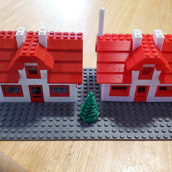 3D Printable Small Lego House by Zack Clarke