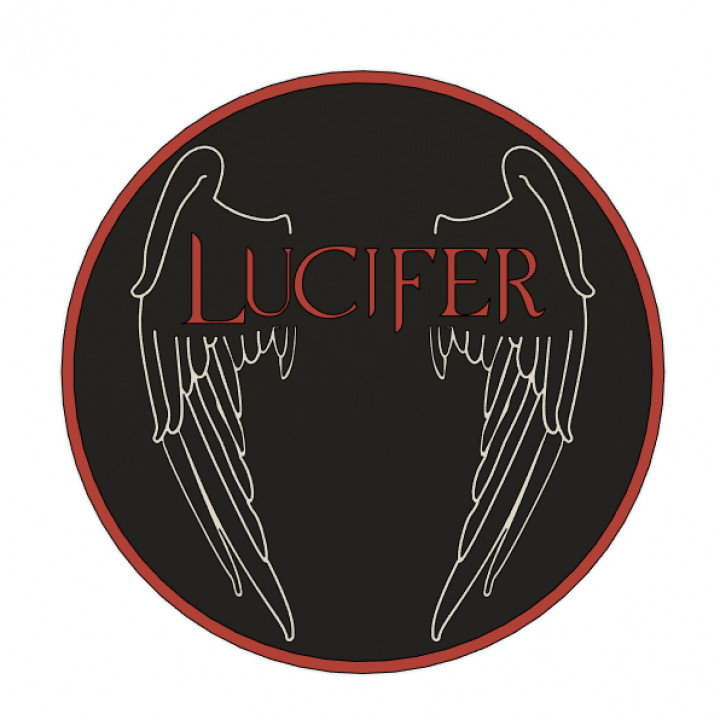 3D Printable Lucifer Logo by Zack Clarke