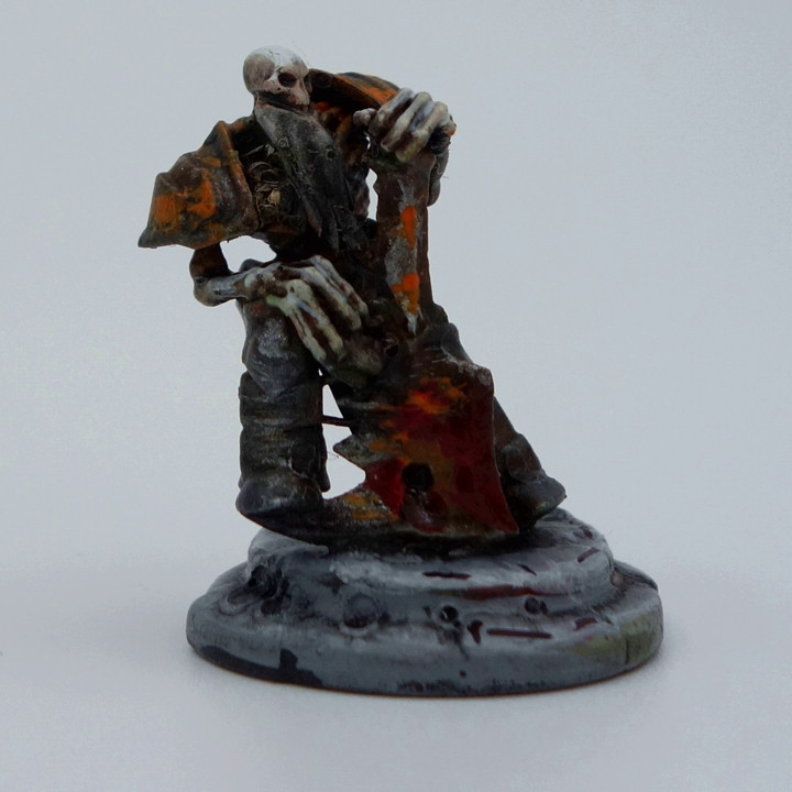 3D Printable Skeleton Dwarf II 1 inch base, 32 mm height Medium ...