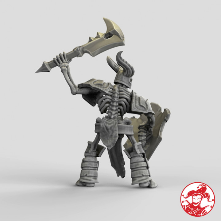 3D Printable Skeleton Dwarf III 1 inch base, 32 mm height Medium ...