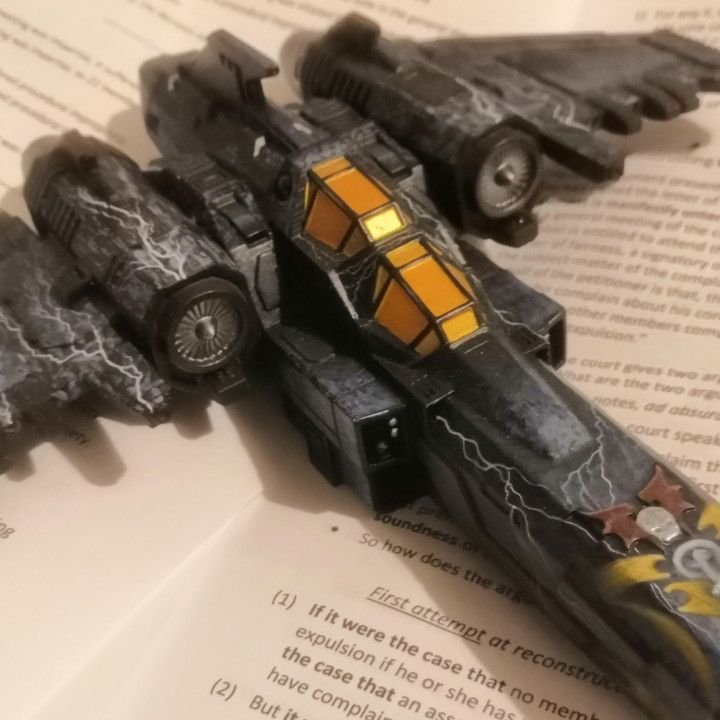 3D Print of ASSAULT HEAVY FIGHTER by Flabbylobster
