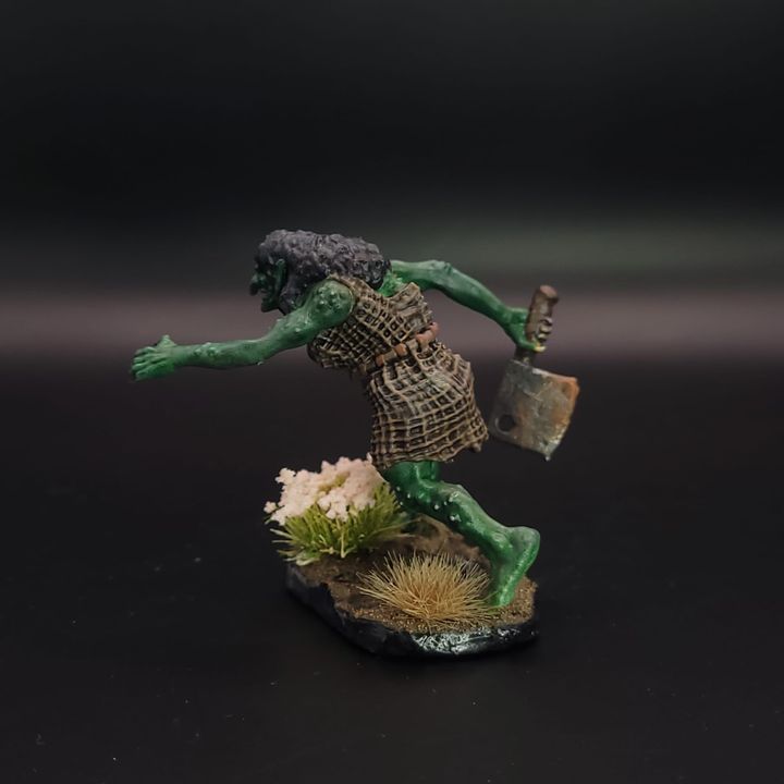 3D Printable Troll Hag with Meat Cleaver – Monstrous Kitchen Horror by ...