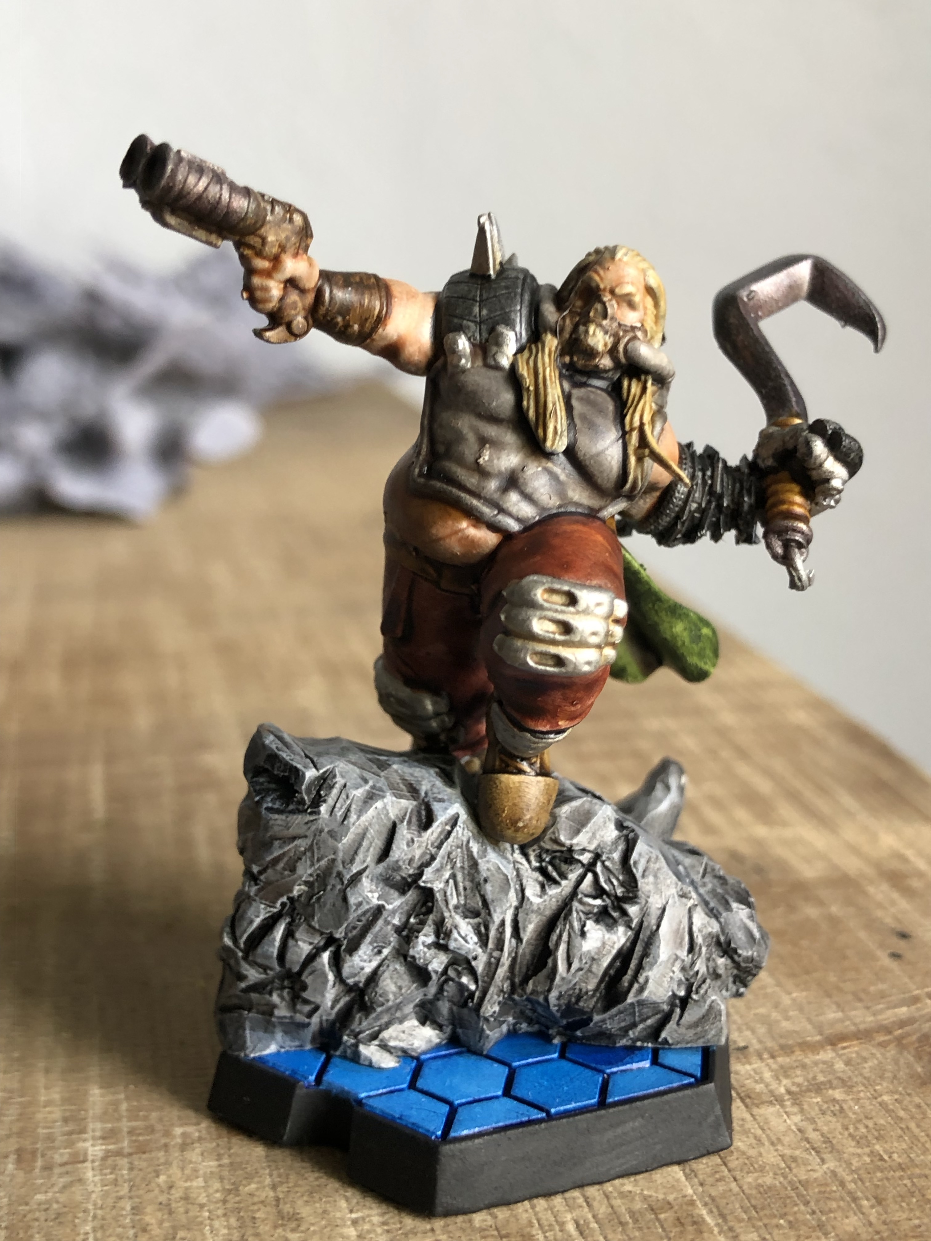 3D Printable Cyber Forge Joe Rutledge by Titan Forge Miniatures