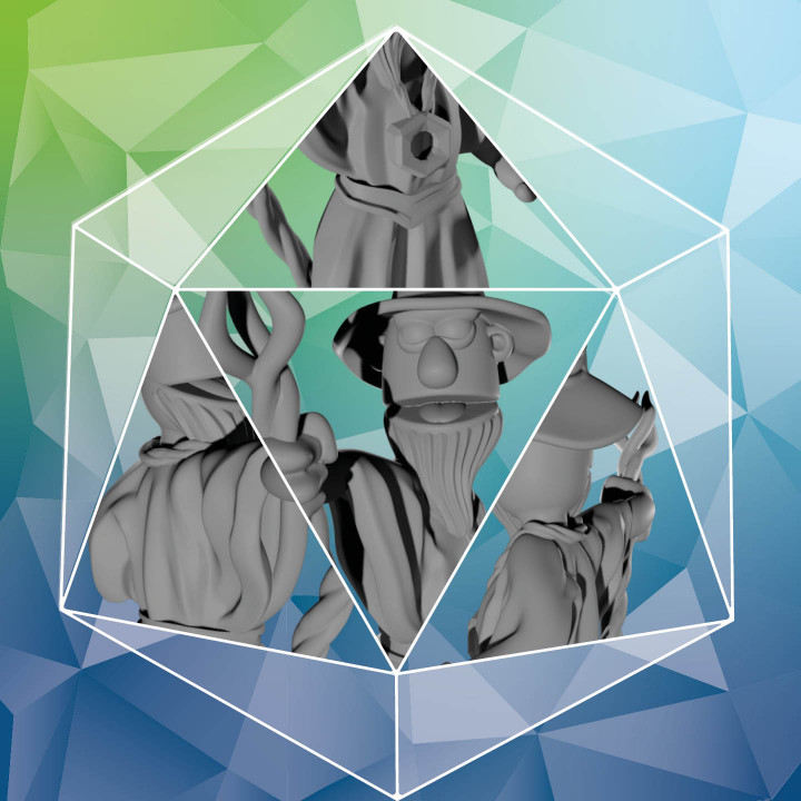 3D Printable Puppet Wizard from "The Puppet´s Crusade" by Teirale