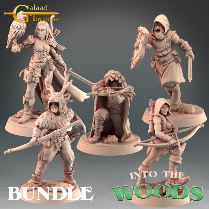 3D Printable Scouts Rangers Bundle by Galaad Miniatures